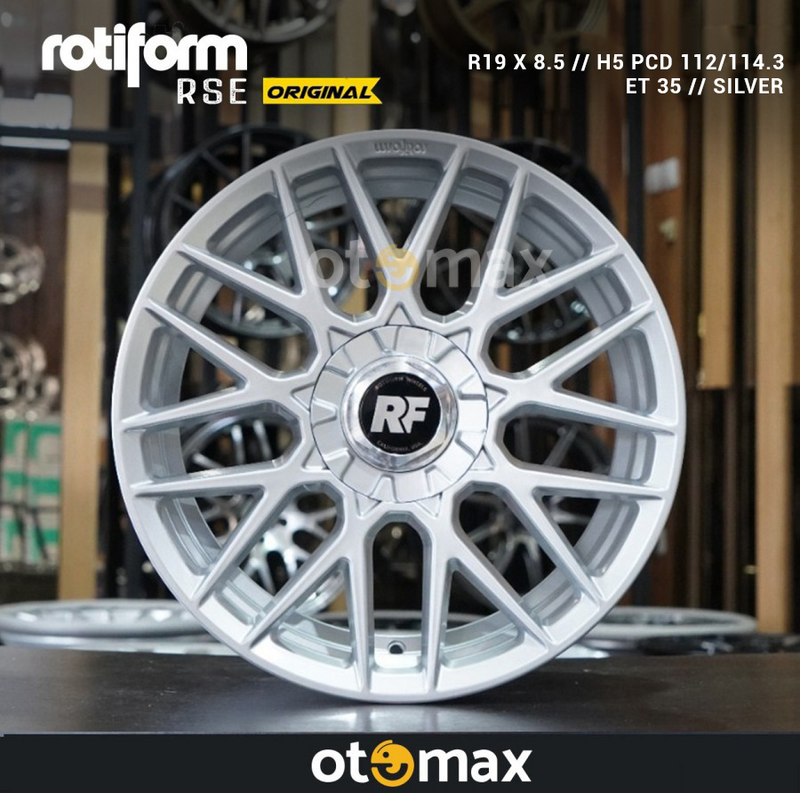 Velg Mobil Rotiform RSE Original Ring 19 H10 Silver | Otomax Store – Otomax Store : Jual Velg ...