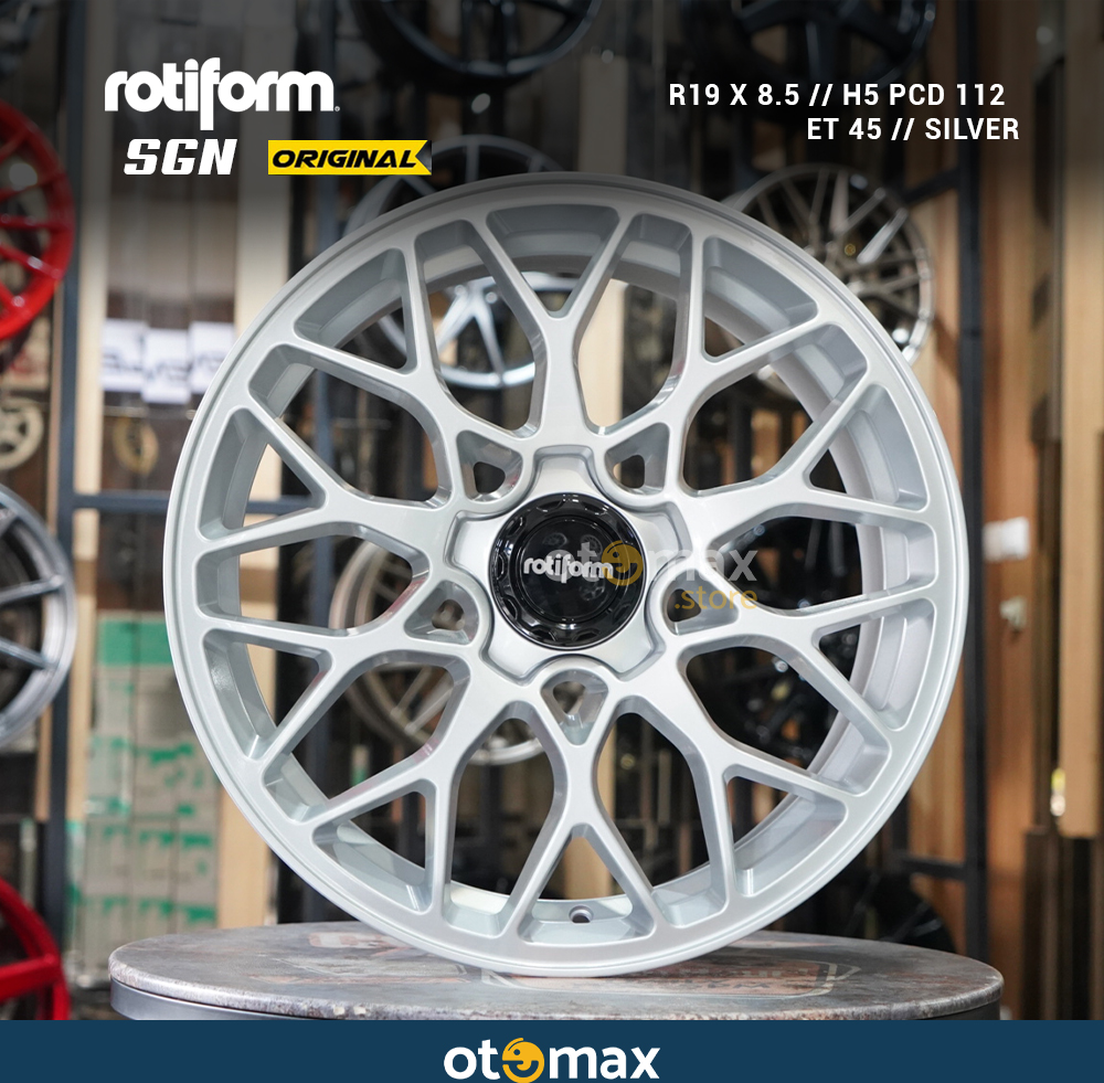 Velg Mobil Rotiform SGN Original Ring 19 Silver | Otomax Store – Otomax ...