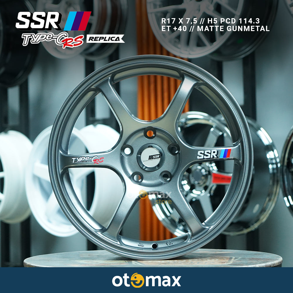 Velg Mobil SSR Type C RS Ring 17 Matte Gunmetal – Otomax Store : Jual ...