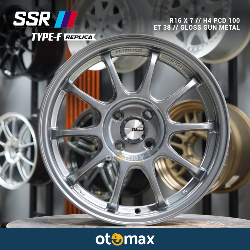 Velg Mobil SSR Type F 0221 Ring 16 Gloss Gunmetal | Otomax Store ...