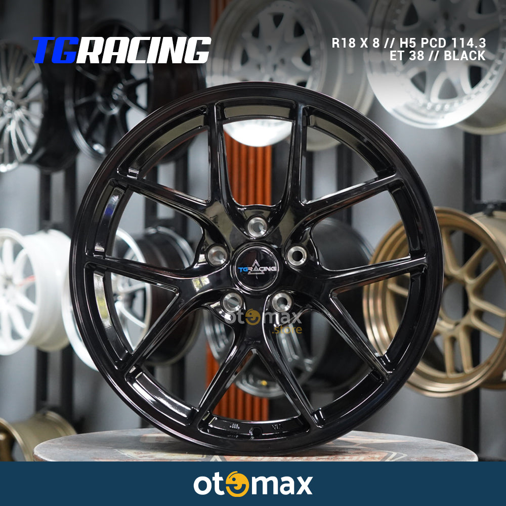 Velg Mobil TGRacing ZR21018 Ring 18 Black | Otomax Store – Otomax Store ...
