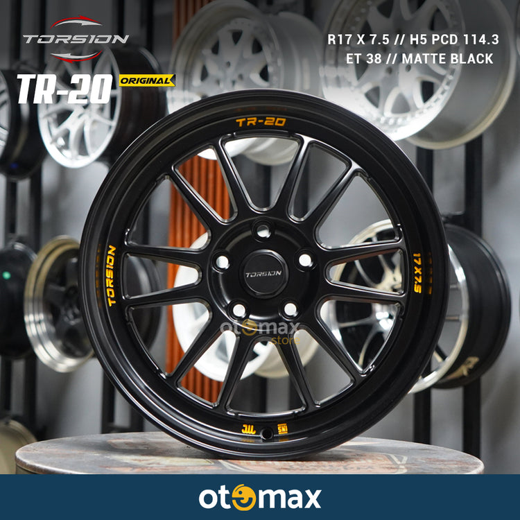 Velg Mobil Torsion TR20 Ring 17 Matte Black | Otomax Store – Otomax ...