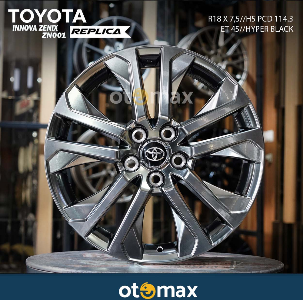 Velg ZN001 Ring 18 Hyper Black: Performa dan Gaya untuk Innova Zenix ...
