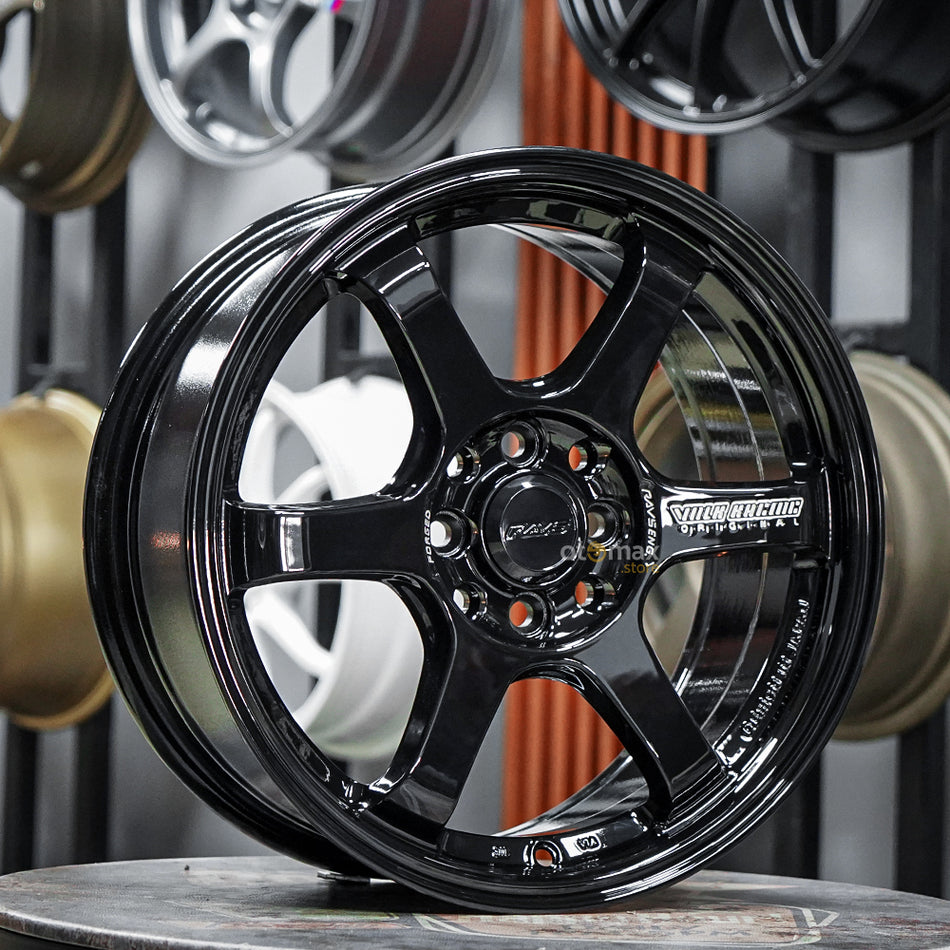 Velg Mobil Volk Rays TE37 Ring 16 Gloss Black Milling Letter – Otomax Store : Jual Velg Mobil ...