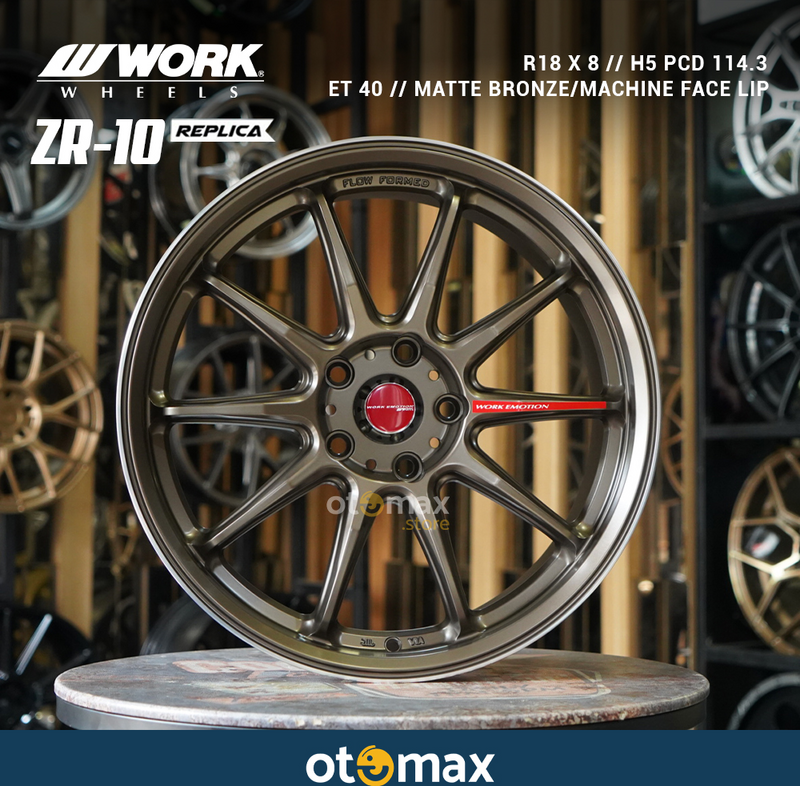 Velg Mobil Work Emotion ZR10 Ring 18 Matte Bronze/Machine Face Lip ...