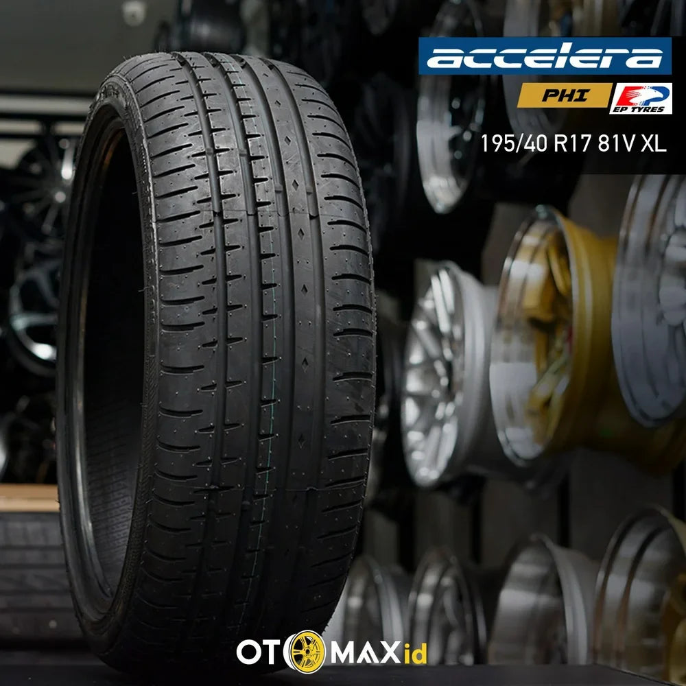 Ban Mobil Performa Tinggi Accelera PHI 195/40 R17 untuk Velg 17 Inci ...