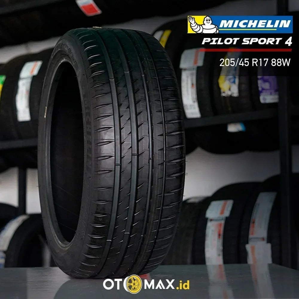 Ban Mobil Michelin Pilot Sport 4 PS 4 205/45 17 88W | Otomax Store ...