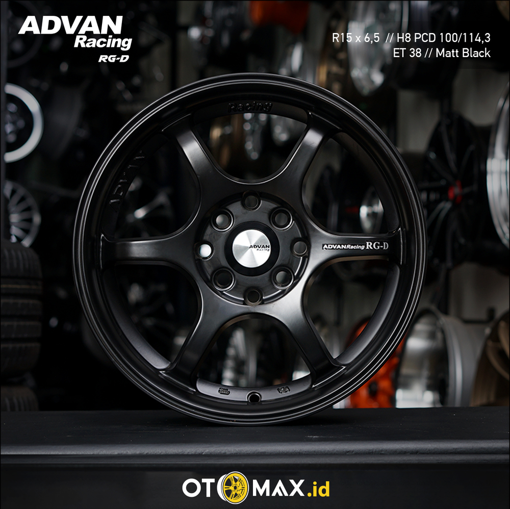 Velg Mobil Advan RG-D Ring 15 Matte Black | Otomax Store – Otomax Store ...