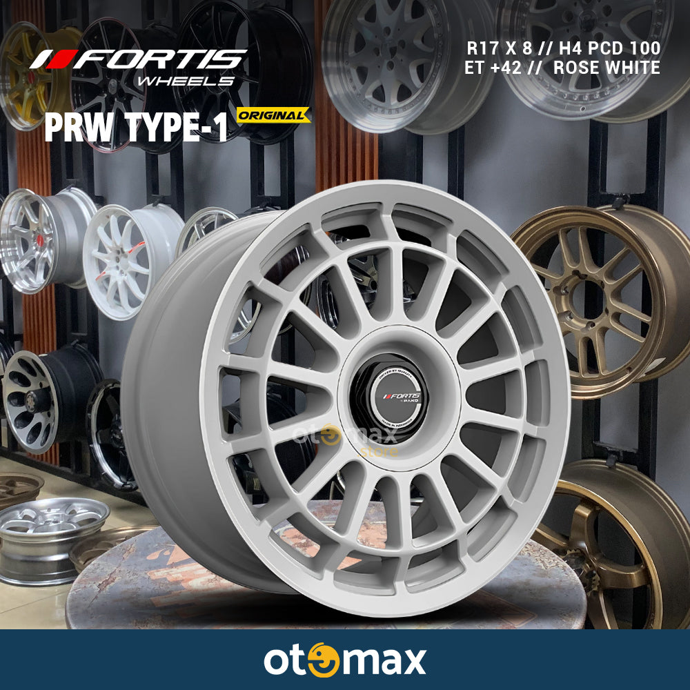 Velg Mobil Fortis PRW Type-1 Ring 17 Rose White - Stock Terupdate 2024 ...