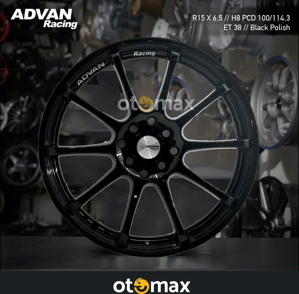 Velg Mobil Advance RS Ring 15 Black Polish – Otomax Store : Jual Velg ...