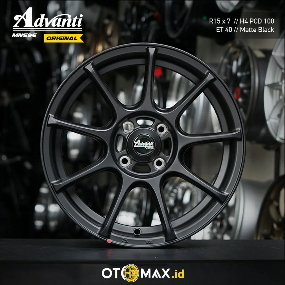 Velg Mobil Advanti Ring 15 Matte Black | Otomax Store – Otomax Store ...