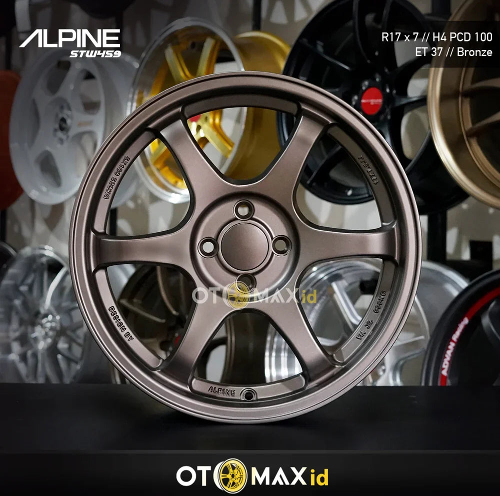 Velg Mobil Alpine Ring 17 Bronze - Desain Stylish untuk Performa ...