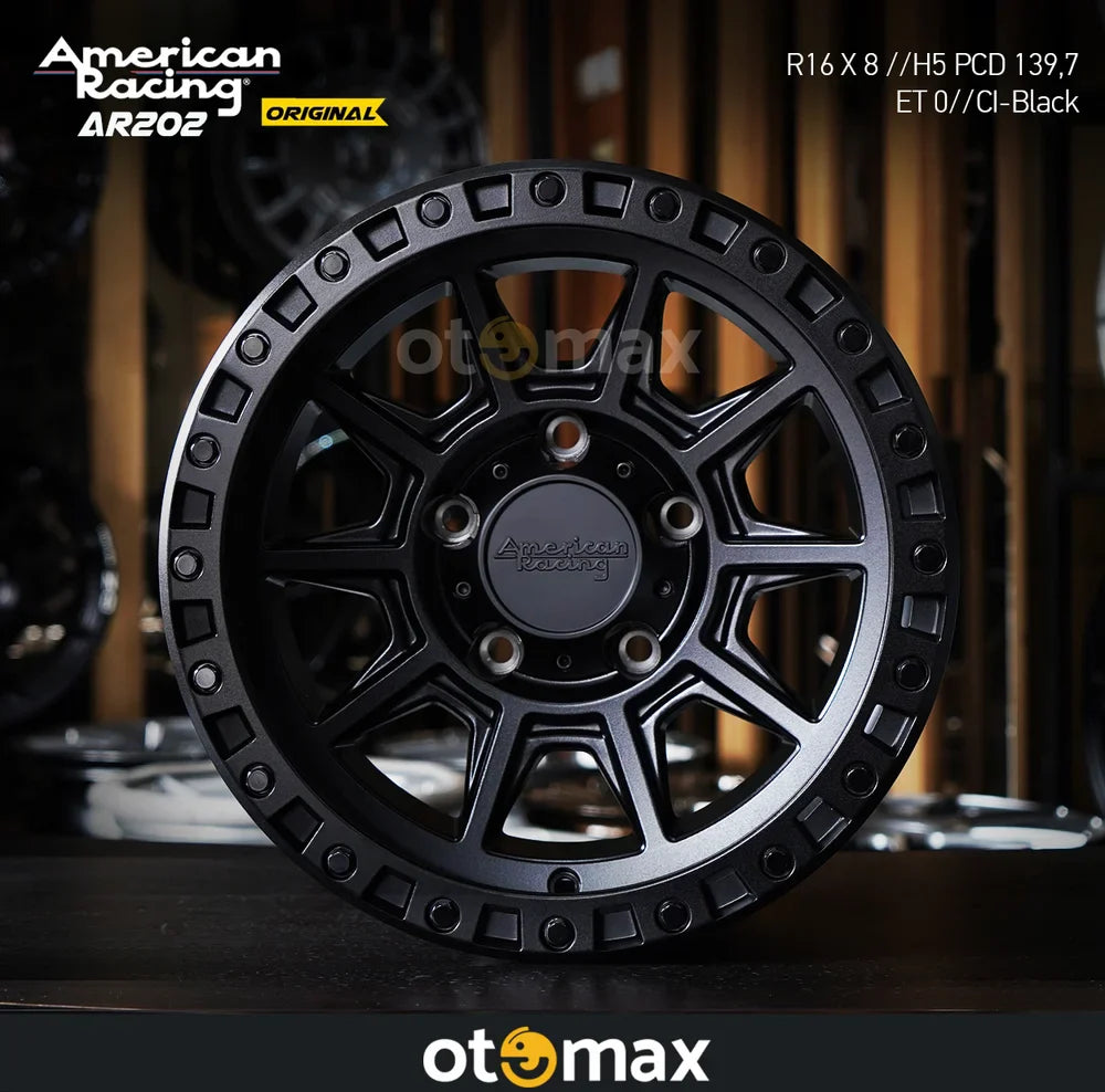 Velg Mobil American Racing AR202 Ring 16 Black – Otomax Store : Jual ...