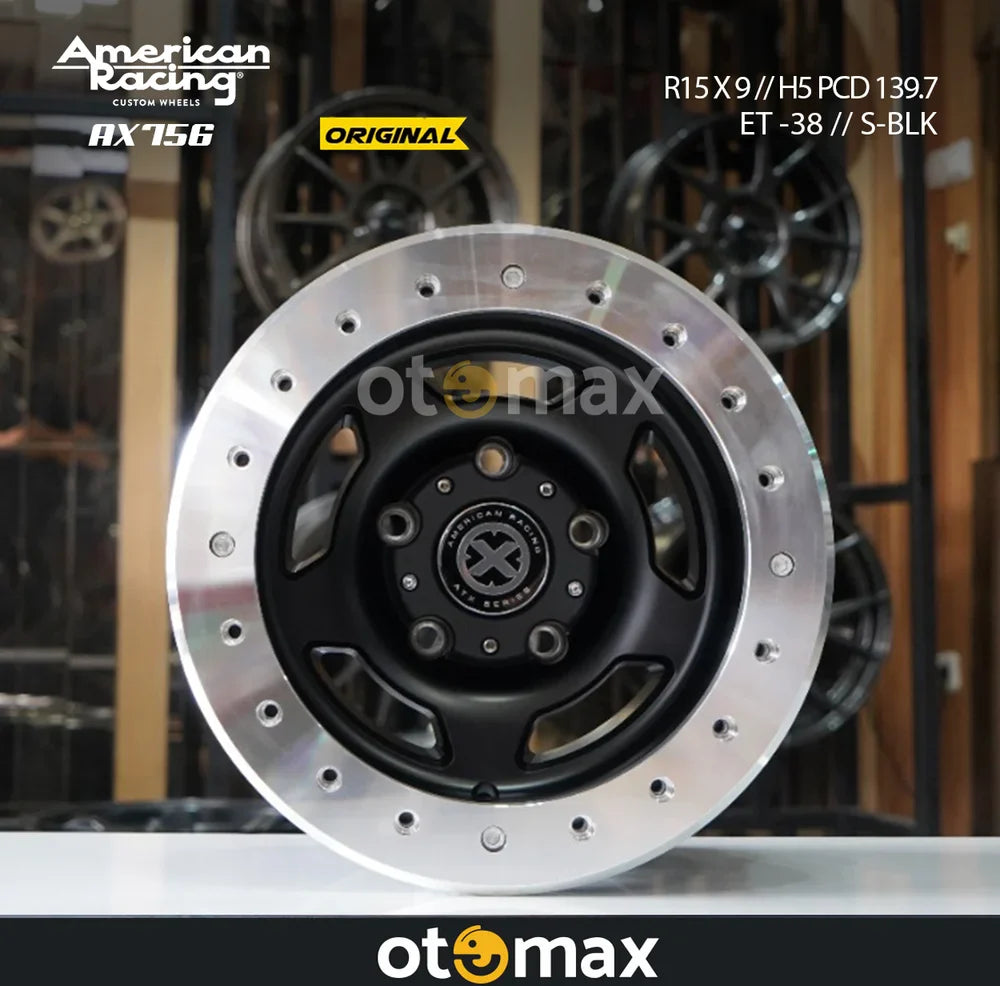 Velg Mobil American Racing AX756 Ring 15 Satin Black | Otomax Store ...
