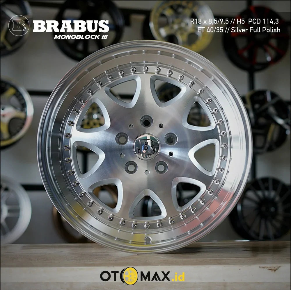 Tingkatkan Penampilan dengan Velg Mobil Brabus Monoblock III Ring 17 H5 ...