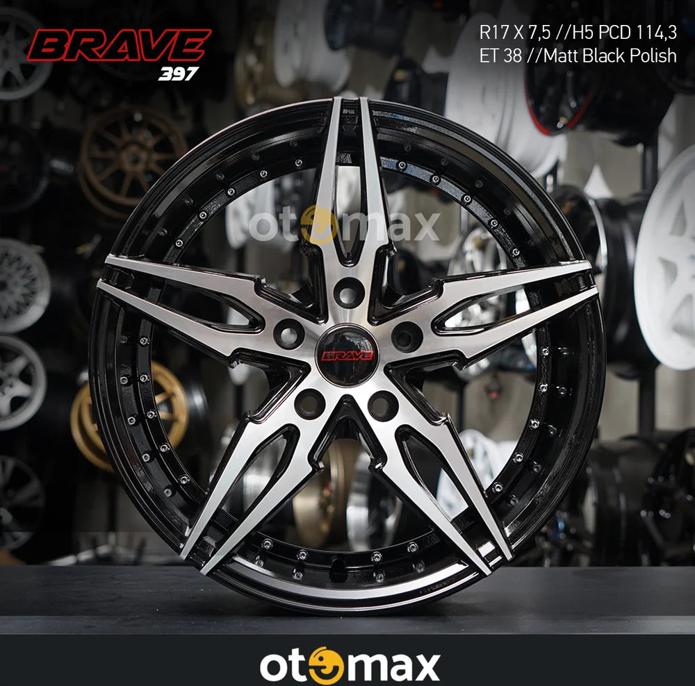 Velg Mobil Brave 397 Ring 17 - Performa dan Gaya Maksimal! – Otomax ...