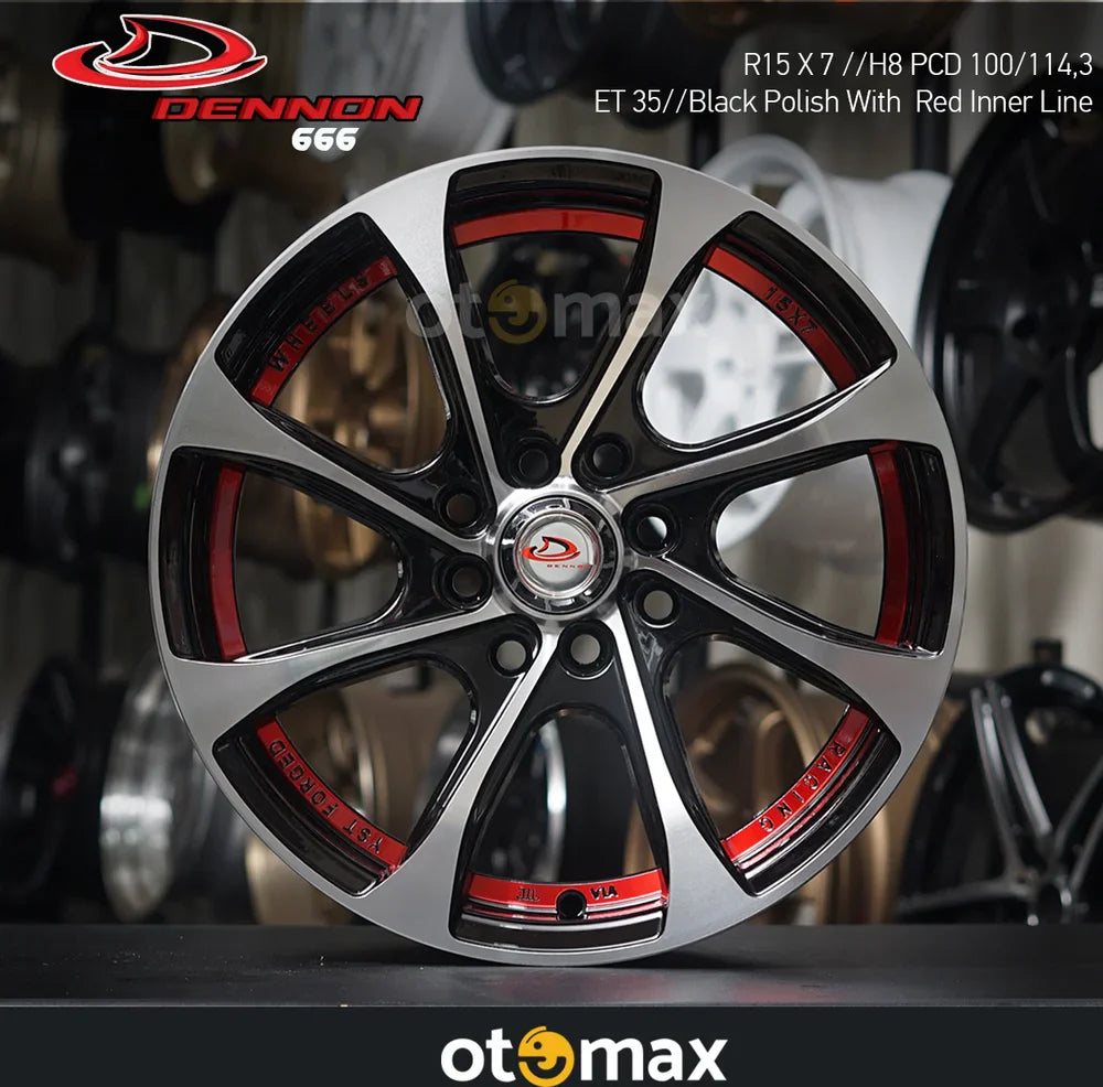 Meningkatkan Penampilan Mobil Anda dengan Velg Dennon 666 Ring 15 ...