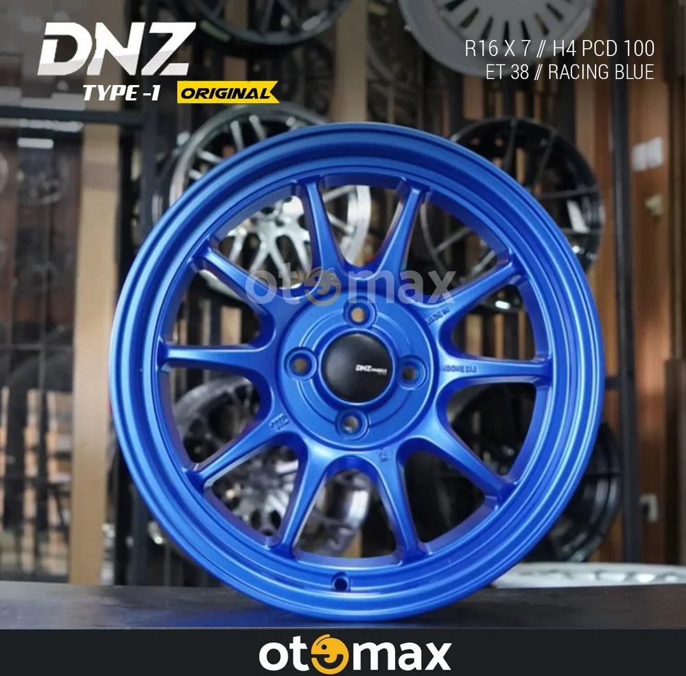 Velg Mobil DNZ Type-01 Original Ring 16 Racing Blue | Otomax Store ...