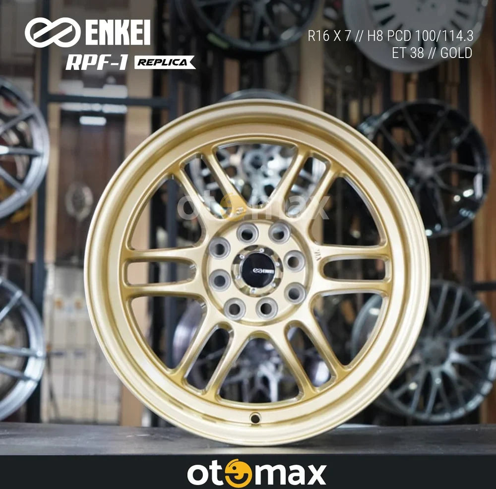Velg Mobil Enkei RPF1 Emas 16 Inci - Kombinasi Estetika & Kekuatan – Otomax Store : Jual Velg ...