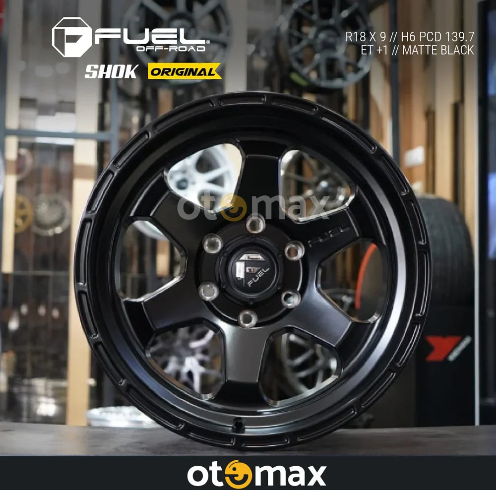 Jual Velg Mobil Fuel Shok Original R18 Matt Black - Harga Terjangkau ...