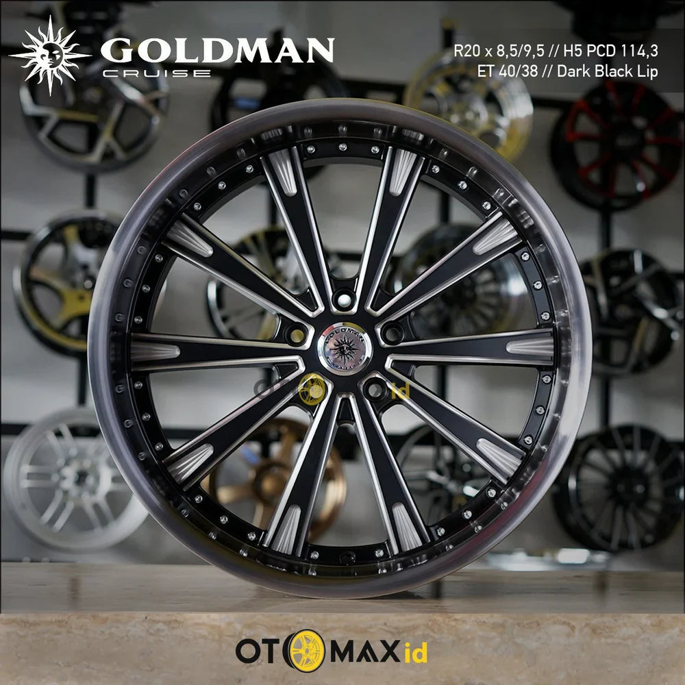 Upgrade Tampilan Mobil Anda dengan Velg Goldman Cruise Ring 20 Dark ...