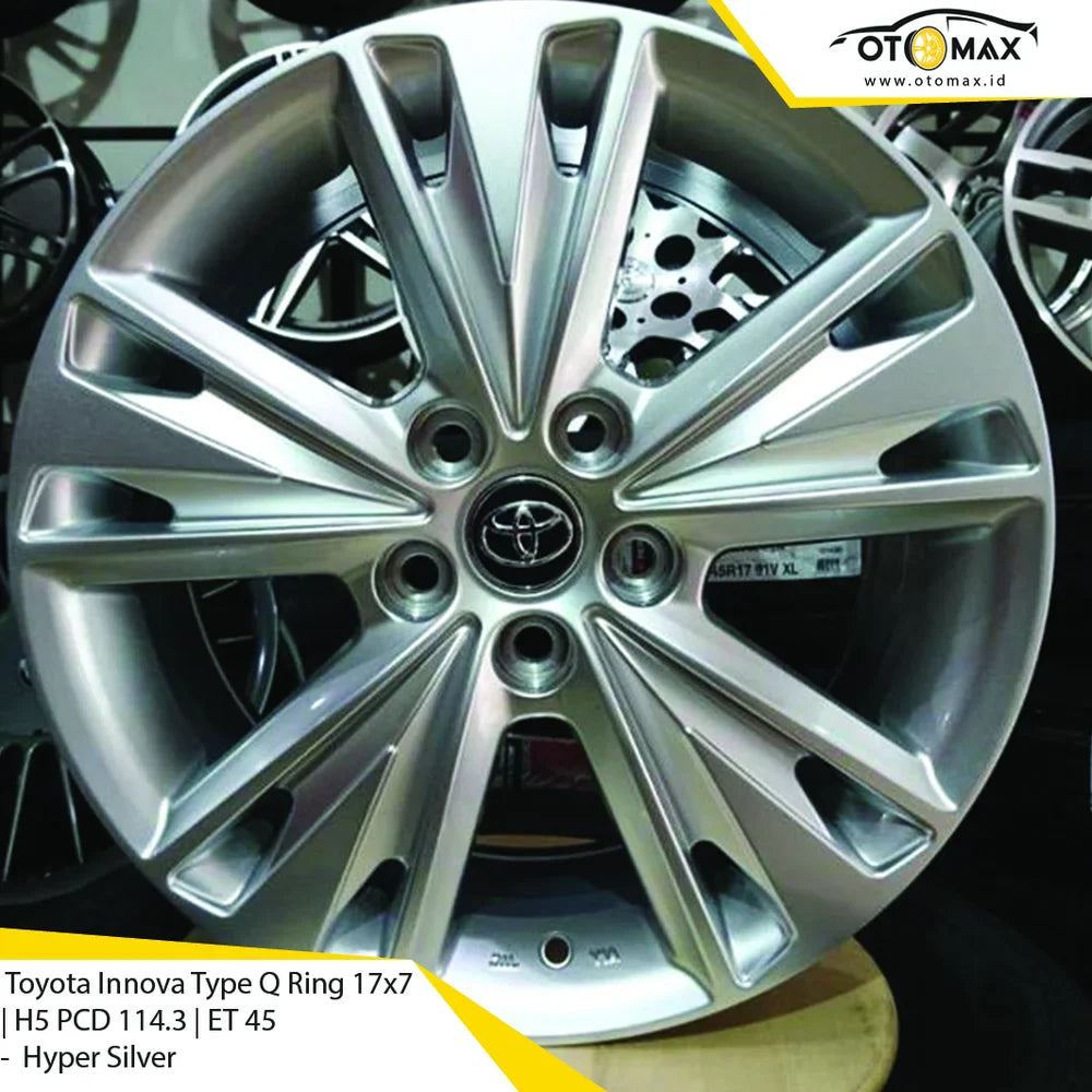Velg Mobil Toyota Kijang Innova Type Q Ring 17 - Silver – Otomax Store ...