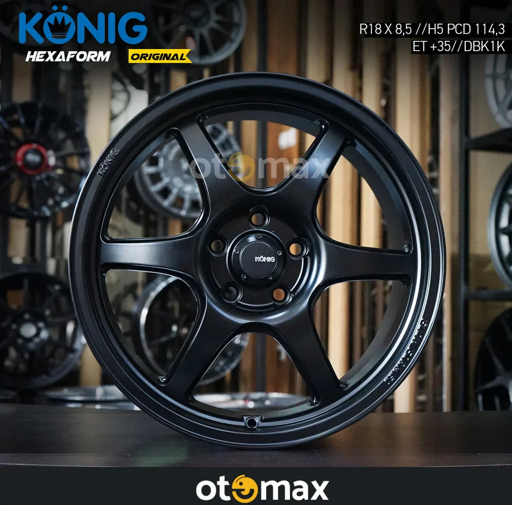 Velg Mobil Konig Hexaform Original Ring 18 DBKIK – Otomax Store : Jual ...