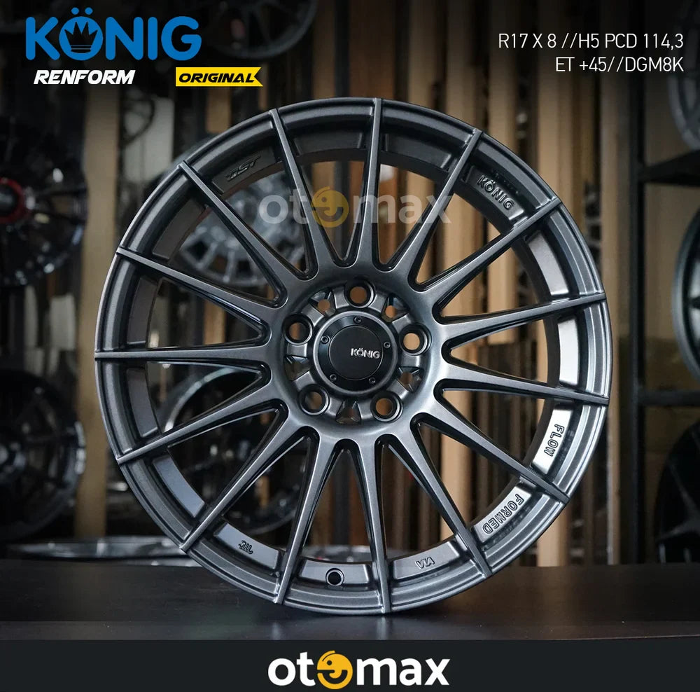 Velg Mobil Konig Rennform Original Ring 17 DGM8K | Otomax Store ...
