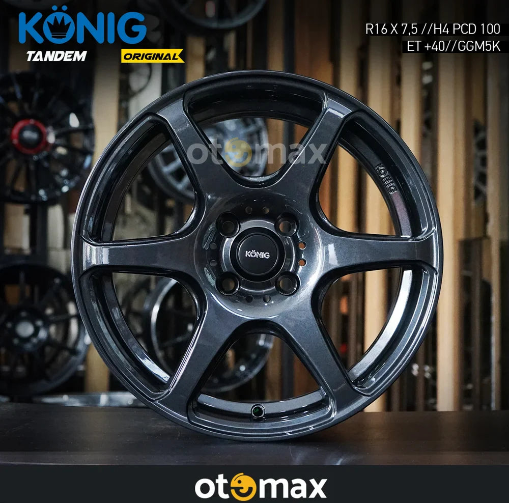 Velg Mobil Konig Tandem Original Ring 16 GGM5K | Otomax Store – Otomax ...