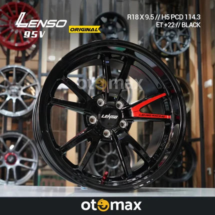 Velg Mobil Lenso 95V Original Ring 18 Black|Otomax Store – Otomax Store ...