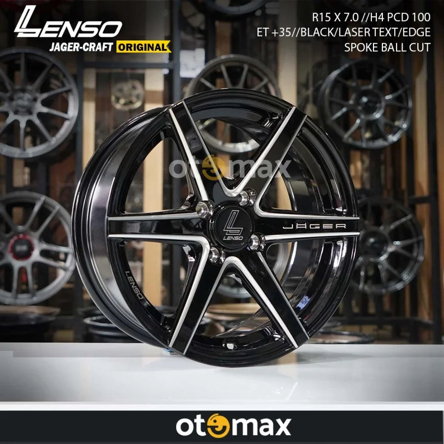 Velg Mobil Lenso Jager Craft Original Ring 15 Laser Text/Edge Spoke ...