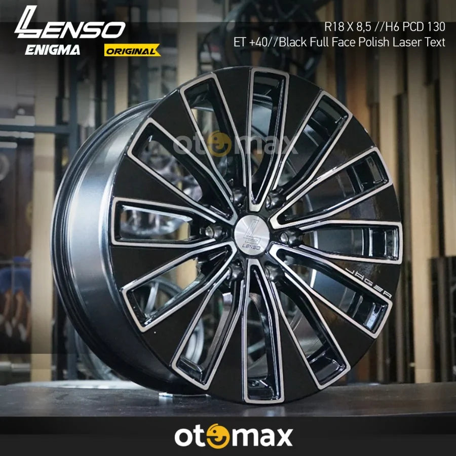 Velg Mobil Lenso Jager Enigma Ring 18 H5 Black Face Polish|Otomax Store ...