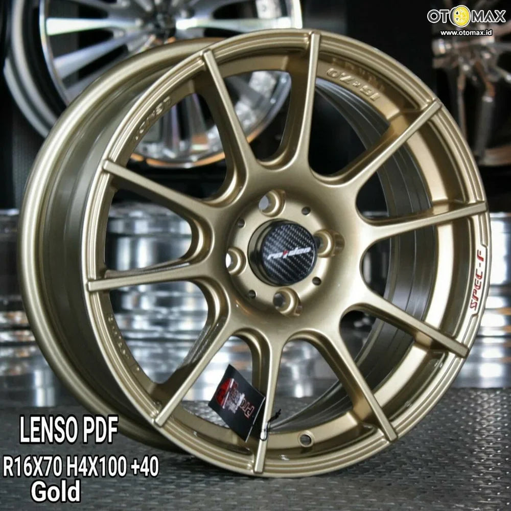 Velg Mobil Lenso PDF Gold Ring 16|Otomax Store – Otomax Store : Jual ...