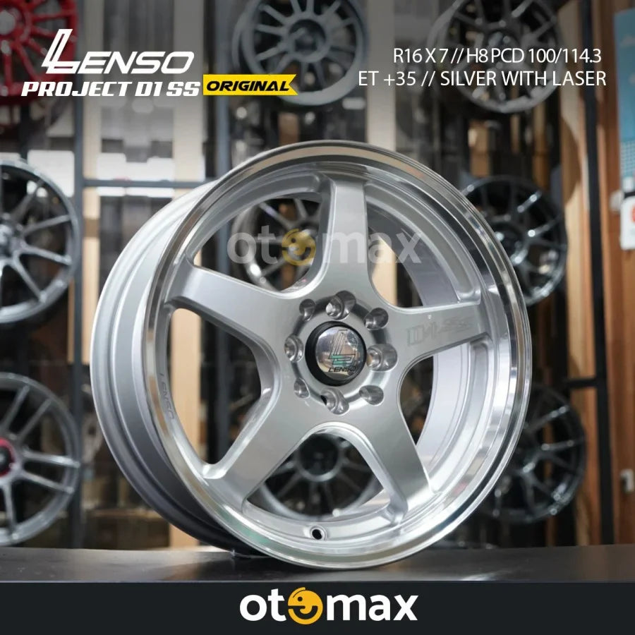 Velg Mobil Lenso Project D-1SS Original Ring 16 Silver With Laser – Otomax Store : Jual Velg ...