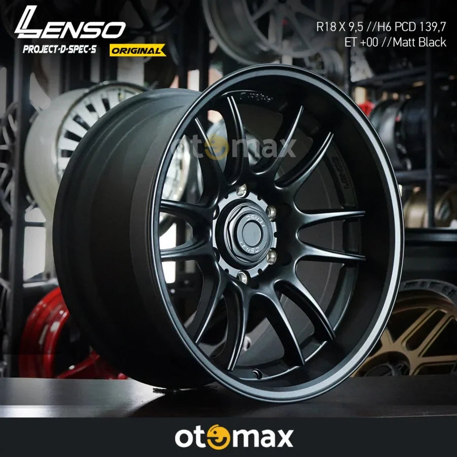 Velg Mobil Lenso Project D Spec S Ring 18 Matt Black|Otomax Store ...