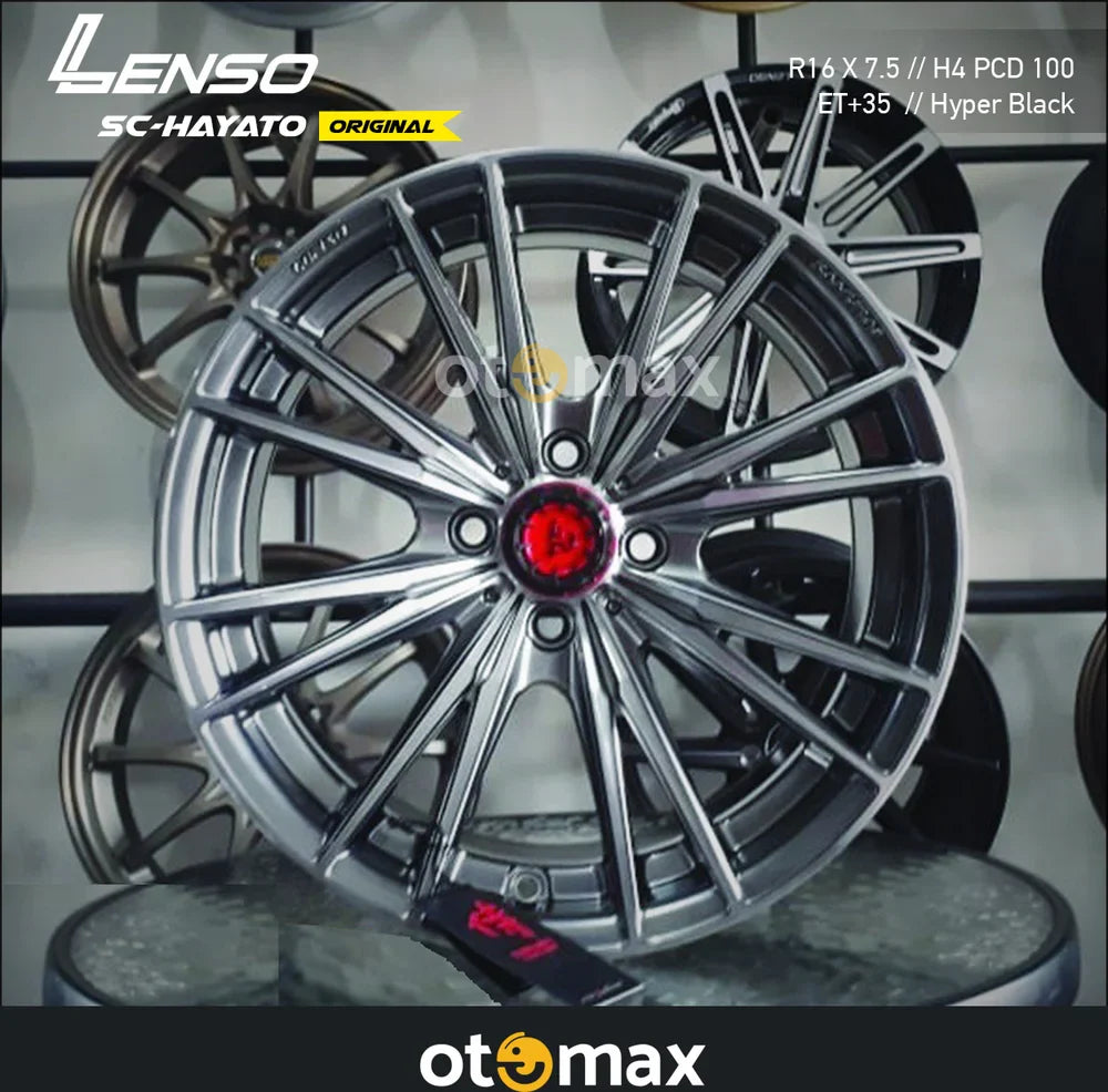 Velg Mobil Lenso SC Hayato Ring 16 Hyper Black|Otomax Store – Otomax ...
