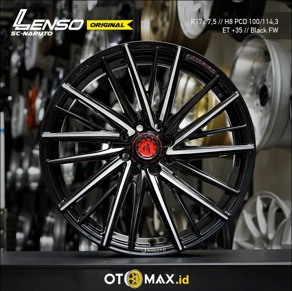 Velg Mobil Lenso SC Naruto Ring 17 H8 Black FW|Otomax Store – Otomax ...