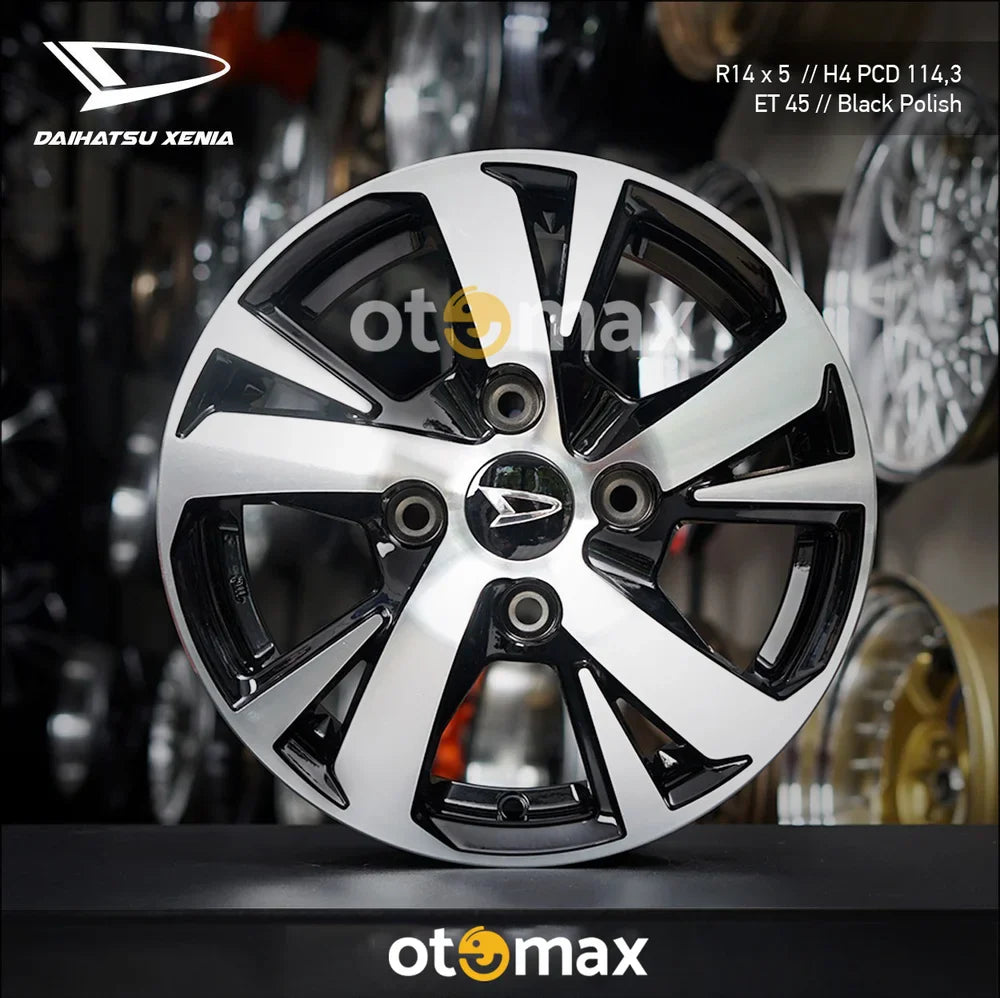 High-Quality Velg Mobil OEM Daihatsu Xenia Ring 14 Black Polish | Oem ...