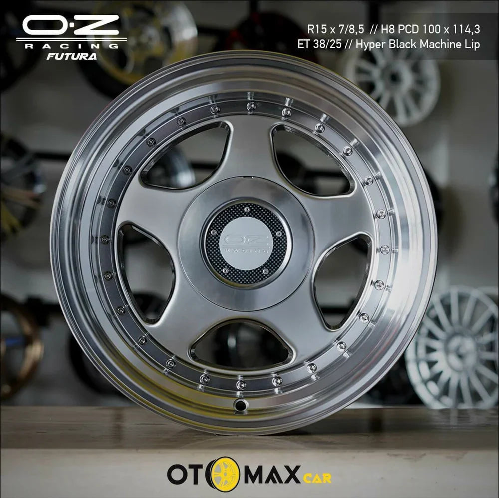 Velg Mobil Premium OZ Futura Ring 15 Hyper Black/ML untuk Semua ...