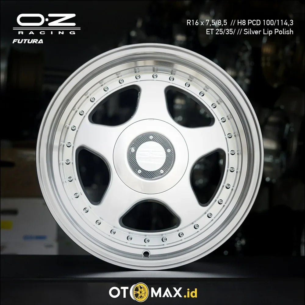 Velg Mobil Oz Futura Ring 16 H8 Silver Lip Polish | Otomax Store ...