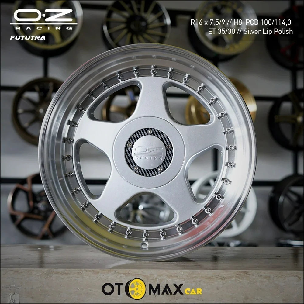 Velg Mobil Oz Futura Ring 16 Silver Lip Polish | Otomax Store – Otomax ...