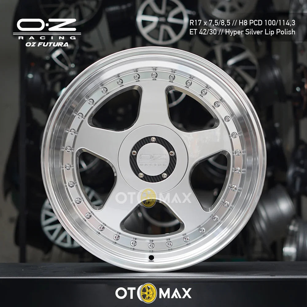Velg Mobil Oz Futura Ring 17 Hyper Silver Lip Polish | Otomax Store ...
