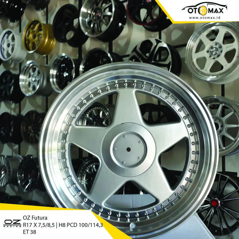 Velg Oz Futura Ring 17 Silver Machine - Ideal Untuk Mobil Anda | Oz ...