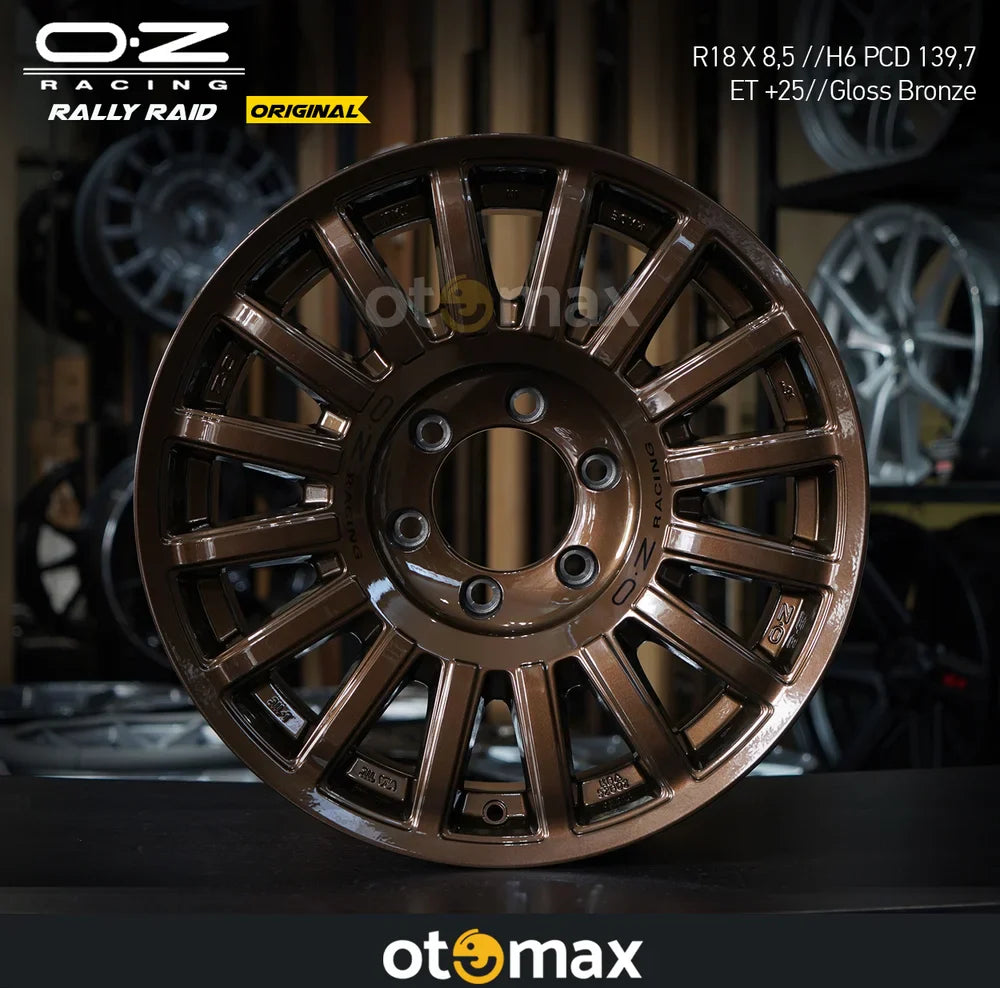 Velg Mobil Oz Original Rally Raid Ring 18 H6 Gloss Bronze | Otomax ...