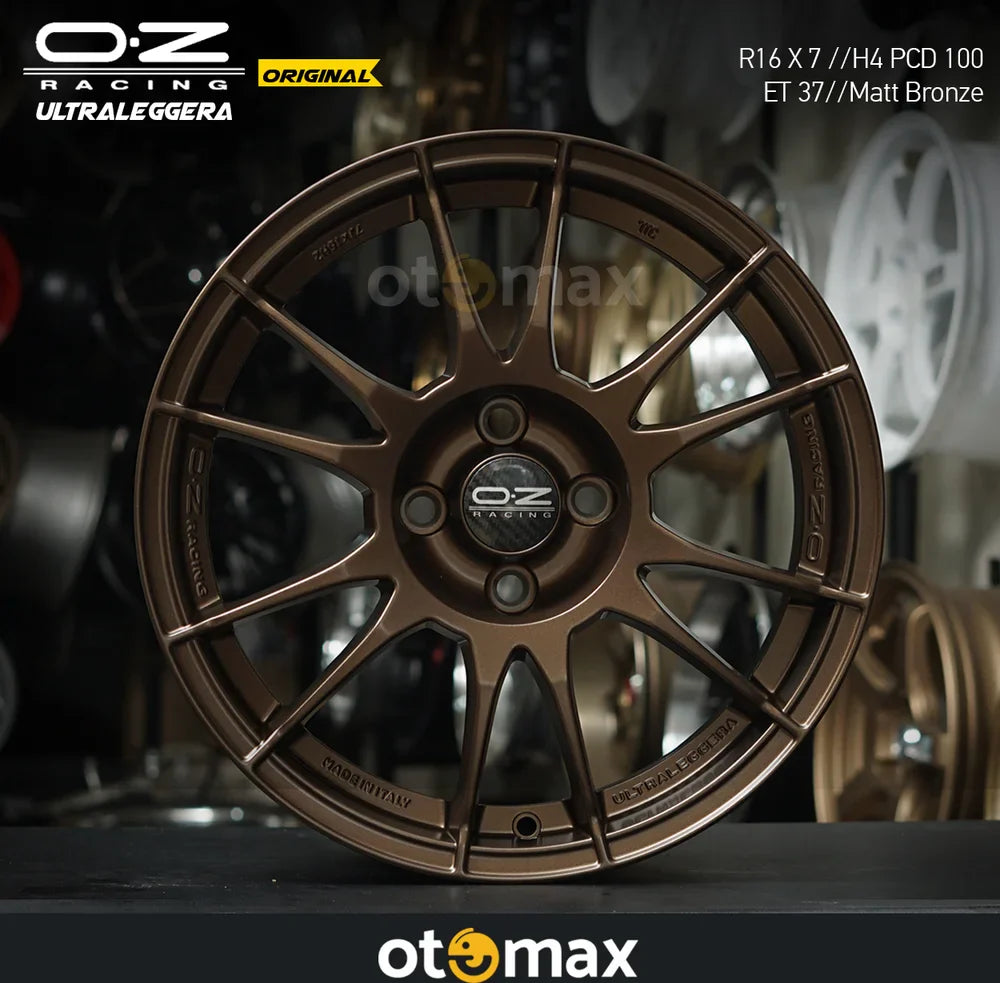 Velg Mobil Oz Original Ultra Leggera Ring 16 Matt Bronze | Otomax Store ...