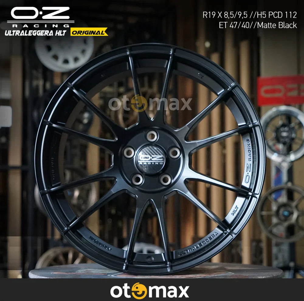 Velg Mobil Oz Original Ultraleggera HLT Ring 19 Matt Black | Otomax ...