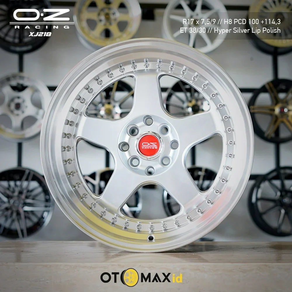 Velg Mobil Oz Racing Ring 17 Hyper Silver Lip Polish | Otomax Store ...