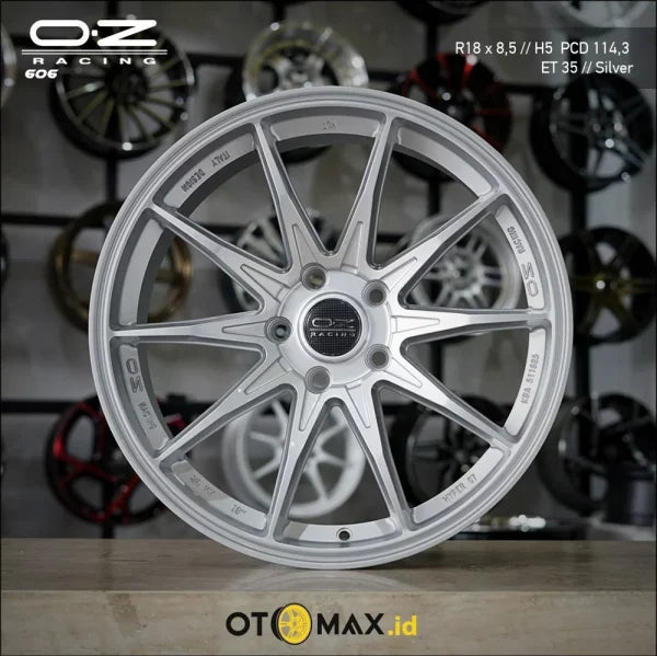 Velg Mobil Oz Racing Ring 18 Silver | Otomax Store – Otomax Store ...