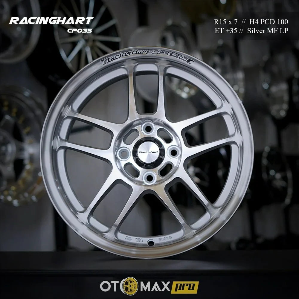 Velg Mobil Racing Hart CP035 Ring 15 Silver Machine Face lip Polish ...