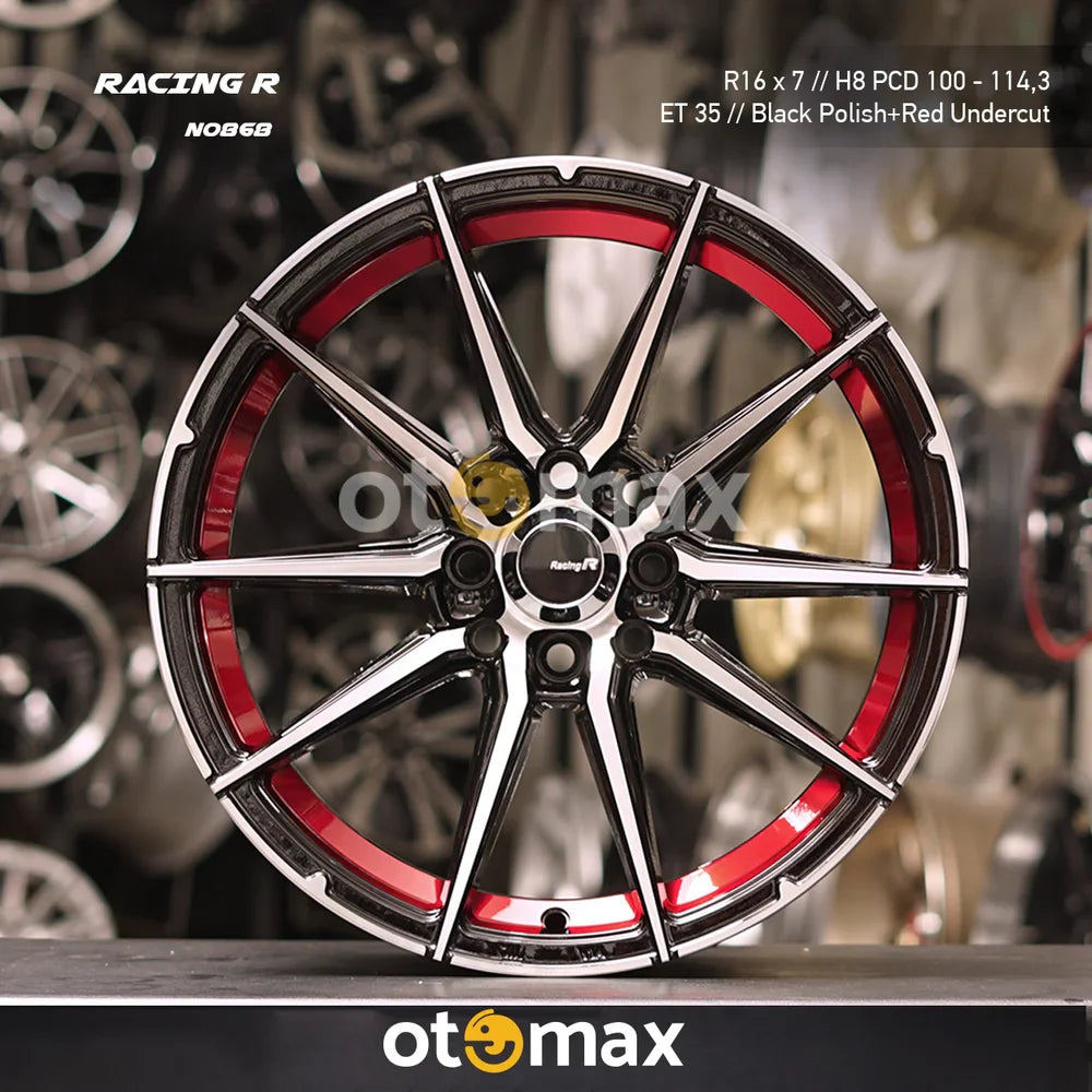 Velg Mobil Racing R NO868 Ring 16 - Kombinasi Warna Menawan | Racing ...